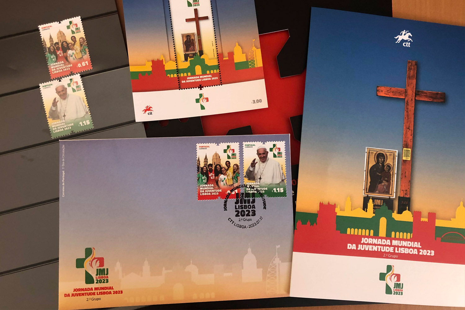 JMJ 2023: CTT lança 2.º grupo de selos dedicados ao encontro mundial ...