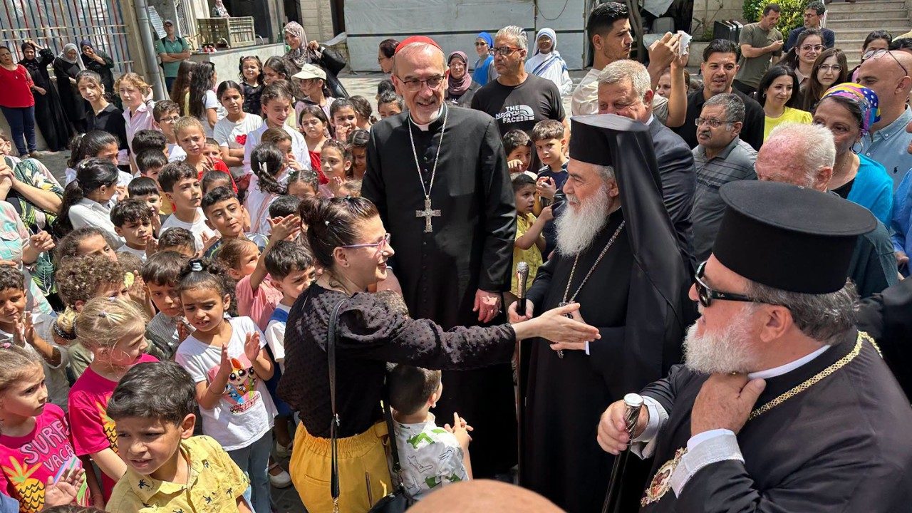 Palestina: Patriarcas da Igreja Católica e da Igreja Ortodoxa visitaram ...